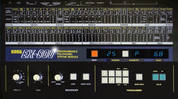 KORG EX-800 - Cyborg Studio